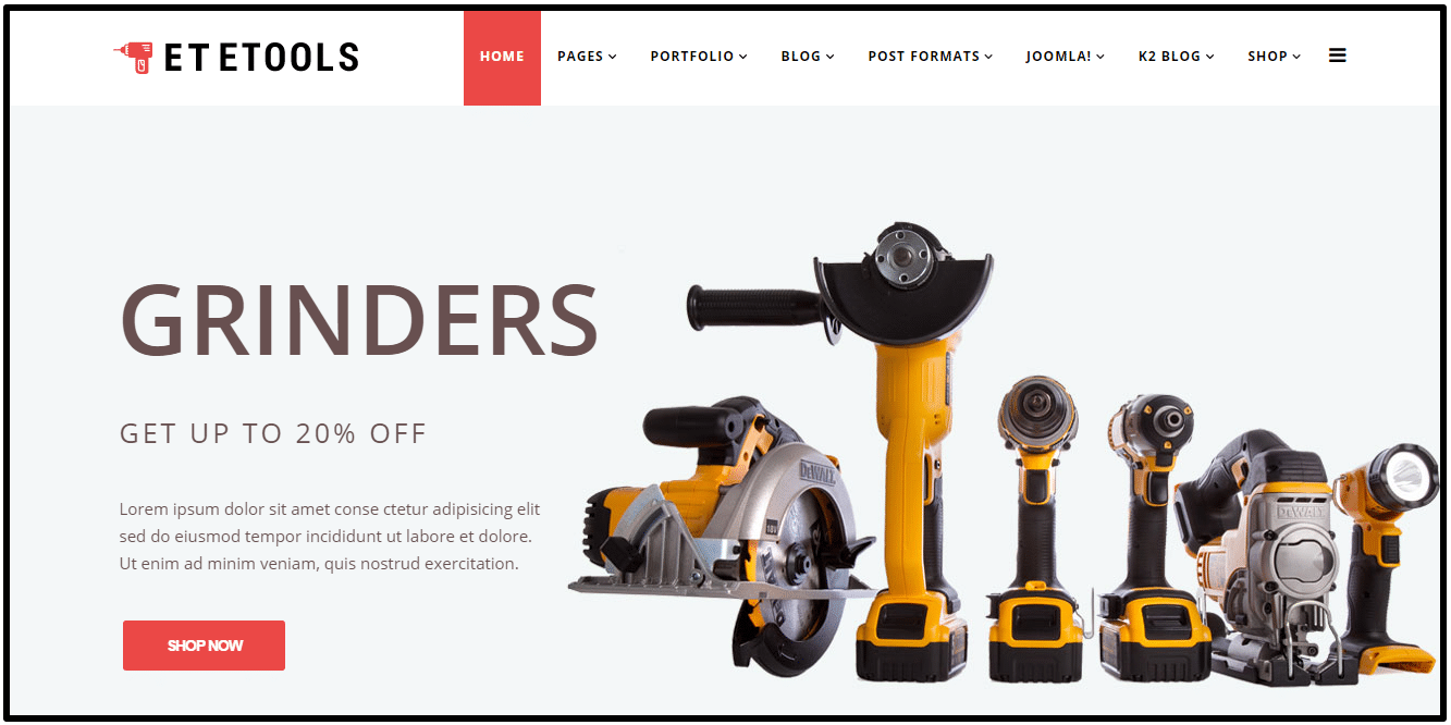 ET Etools Premium Joomla Template Document - Engine Templates