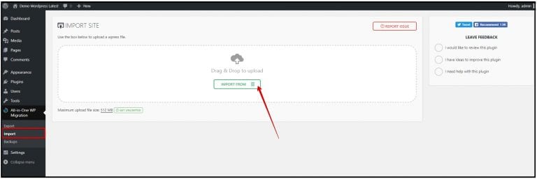How to install Quickstart package for WordPress theme?