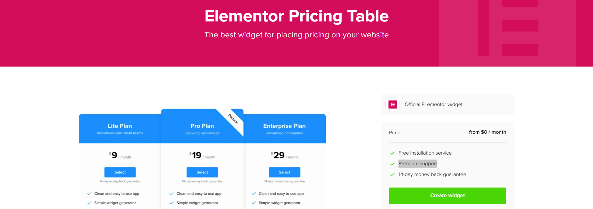 Collection Of 7 Elementor Pricing Table Addon In 2021 Engine Templates