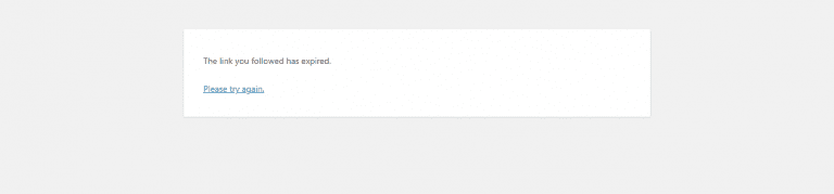 How to fix "The Link You Followed has expired" Error on WordPress ...