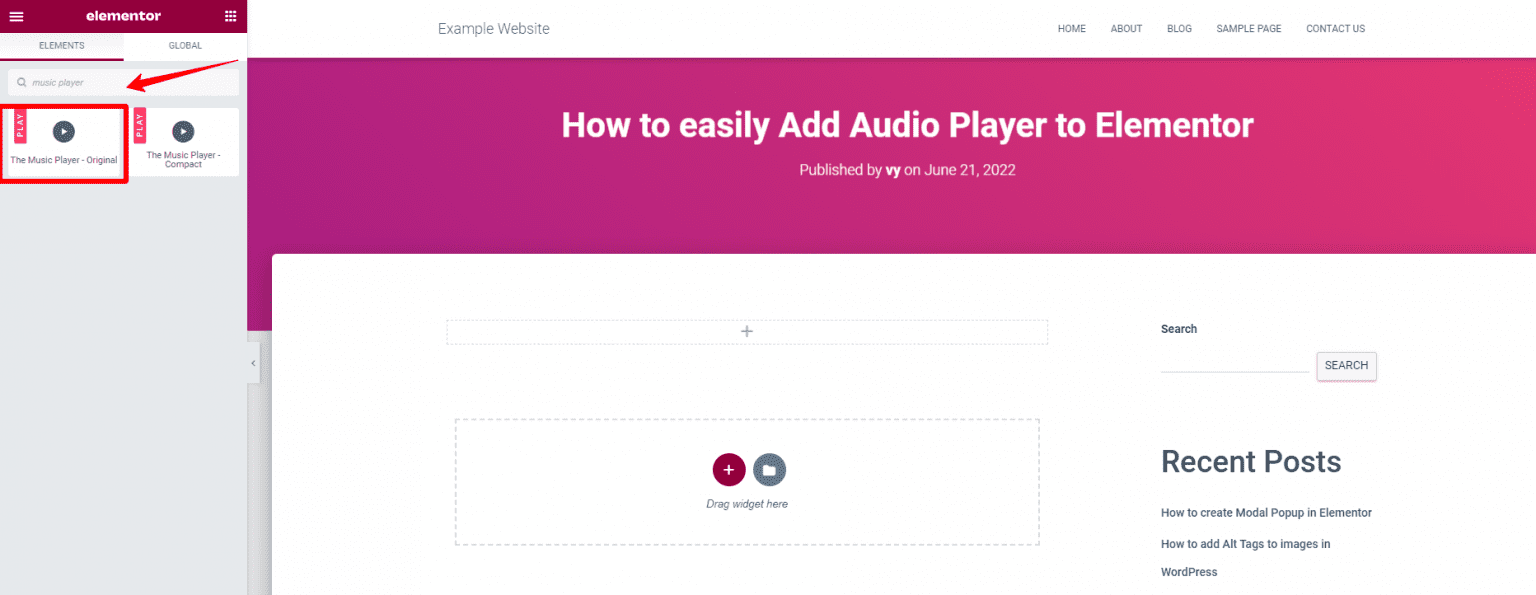 How to easily Add Audio Player to Elementor - Engine Templates How to easily Add Audio Player to Elementor - Engine Templates