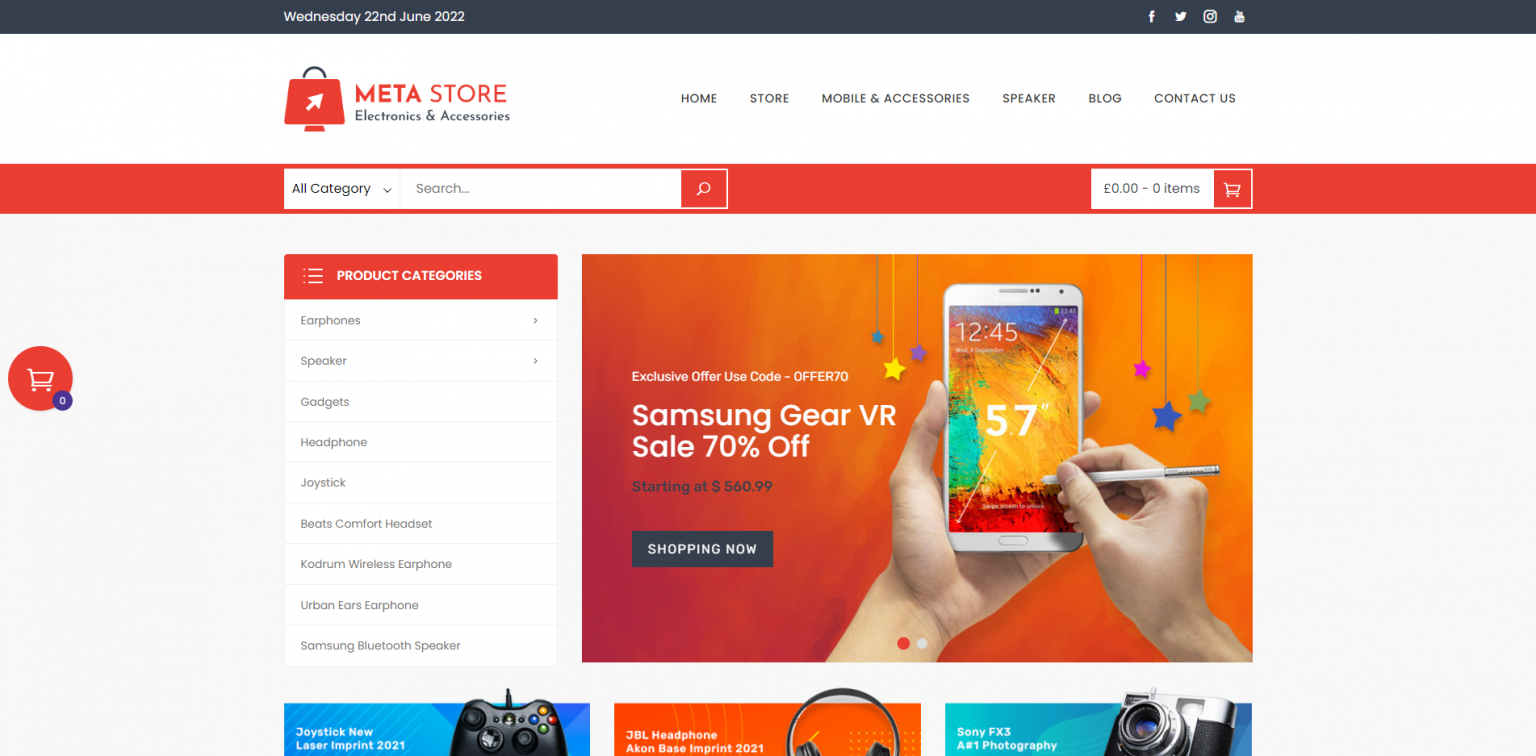 List of 20+ beautiful Elementor Ecommerce Templates - Engine Templates
