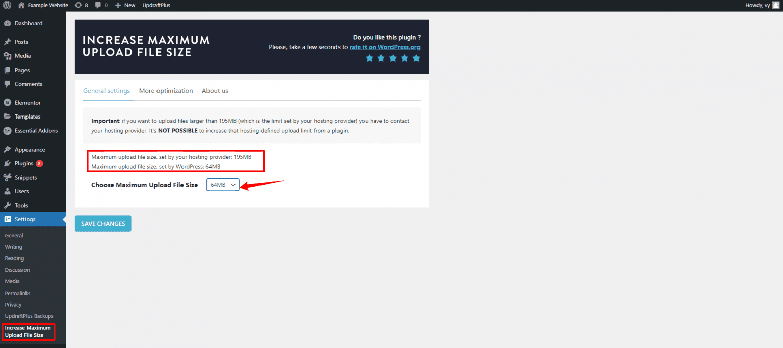 How to Increase WordPress File Upload Size Limit (5 Easiest Methods ... How to Increase WordPress File Upload Size Limit (5 Easiest Methods ...