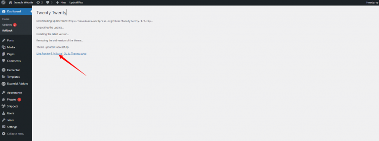 How To Properly Rollback Wordpress Plugins And Themes To Previous