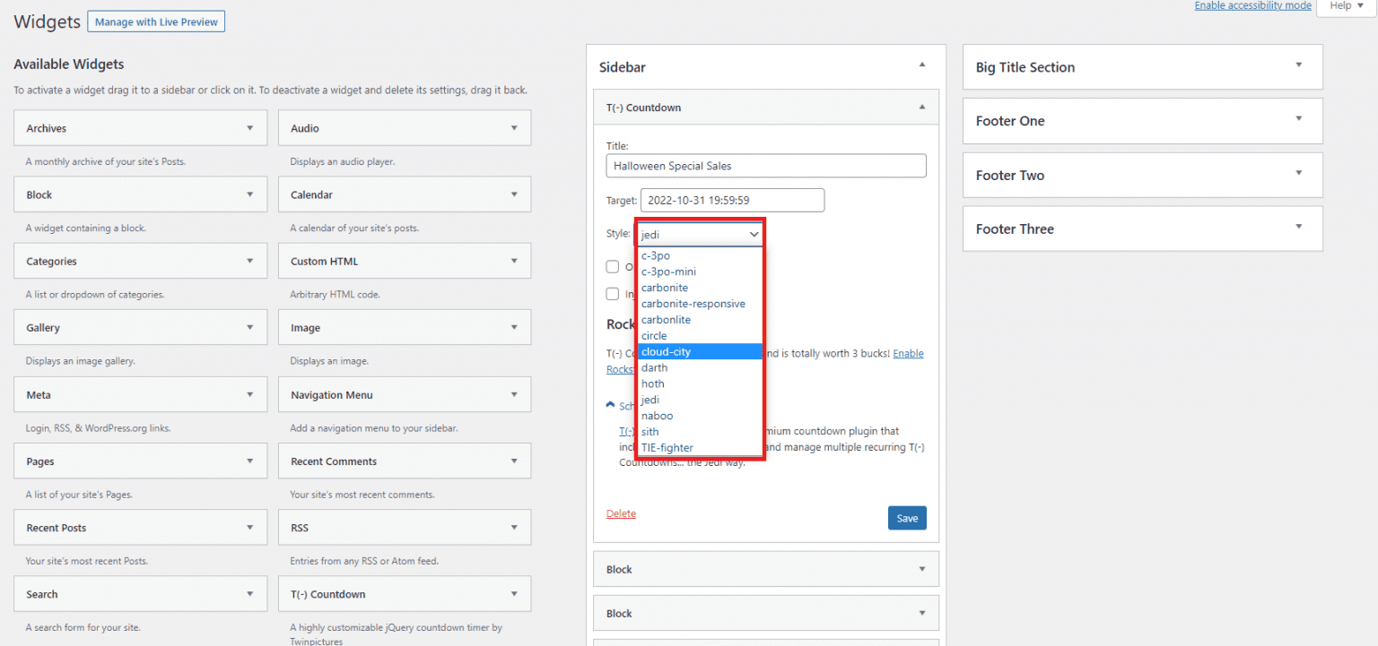 How to Add a Countdown Timer Widget in WordPress with free plugins ...