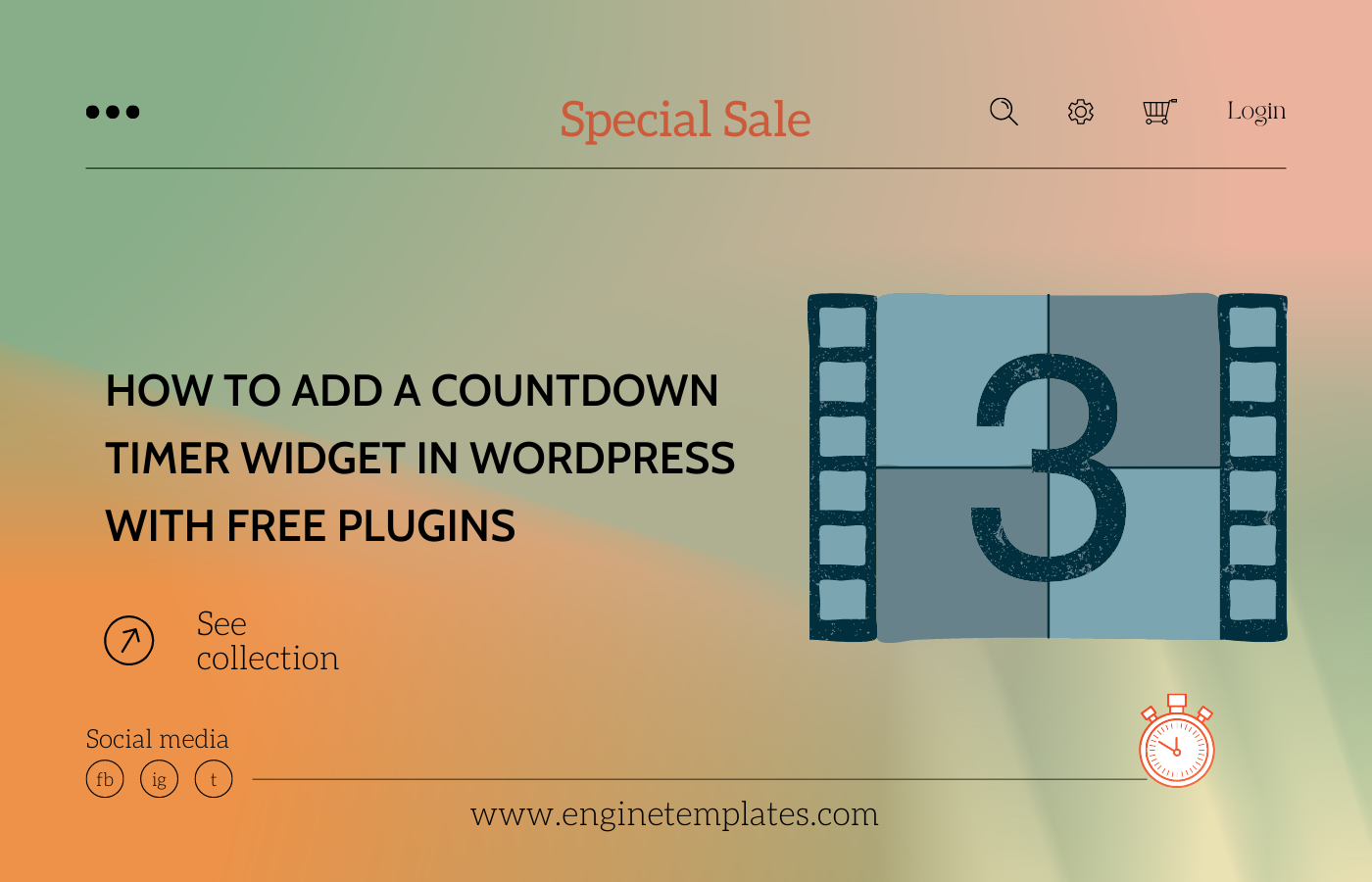 How To Add A Countdown Timer Widget In Wordpress With Free Plugins Engine Templates
