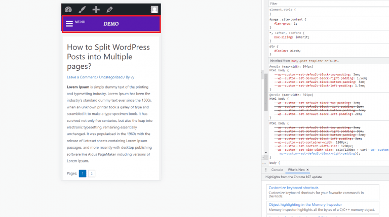 How to Hide a Mobile Menu in WordPress without using CSS code - Engine ...
