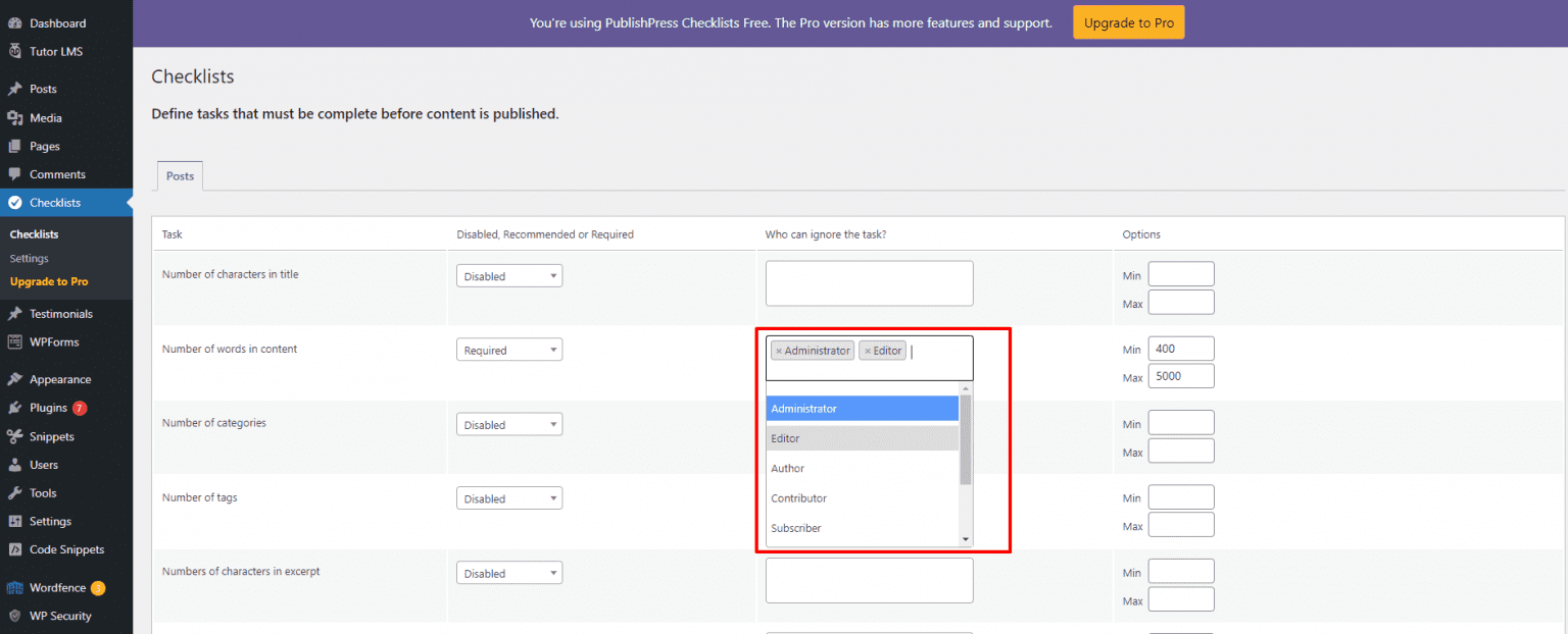 How to Set a Minimum Word Count for WordPress Posts - Engine Templates