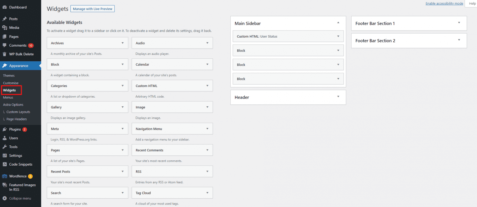 How to Disable Gutenberg Widgets and Enable Classic Widgets - Engine ... How to Disable Gutenberg Widgets and Enable Classic Widgets - Engine ...