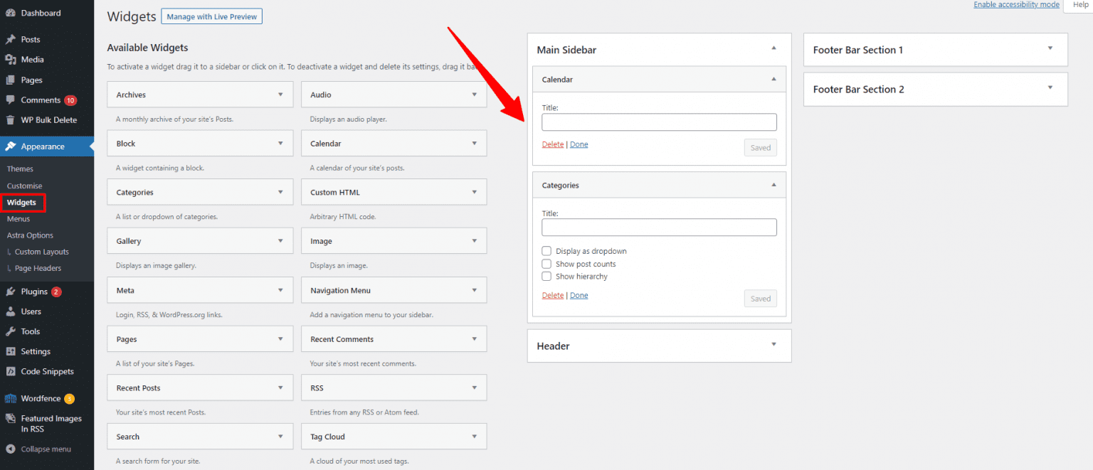 How to Disable Gutenberg Widgets and Enable Classic Widgets - Engine ...