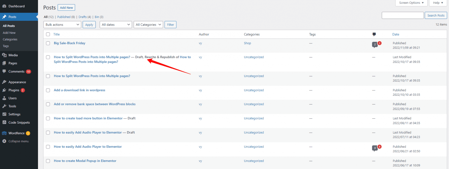 A quick method to Save Changes Without Publishing WordPress post/page ...