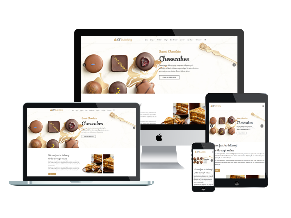 Free Responsive Website Templates For Bakery Printable Templates