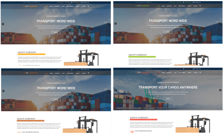 ET Transport – Free Responsive Transport Website Template