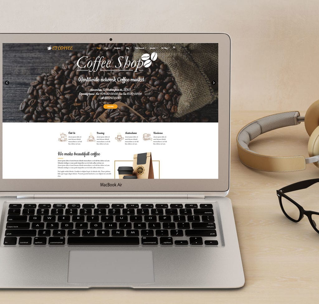 ET Coffee – Free Responsive Coffee Website Templates