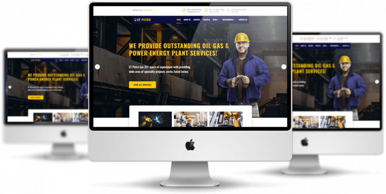 ET Petro – Free Responsive Petroleum Wordpress theme - Engine Templates
