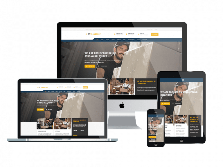 ET Transport – Free Responsive Transport Website Template