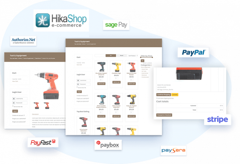 ET ETool – Free Responsive Tools & Equipment VirtueMart Joomla! Templates