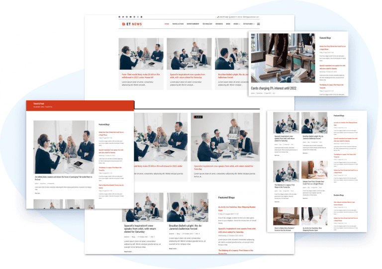 ET News – Free Responsive Joomla Newspaper theme - Engine Templates