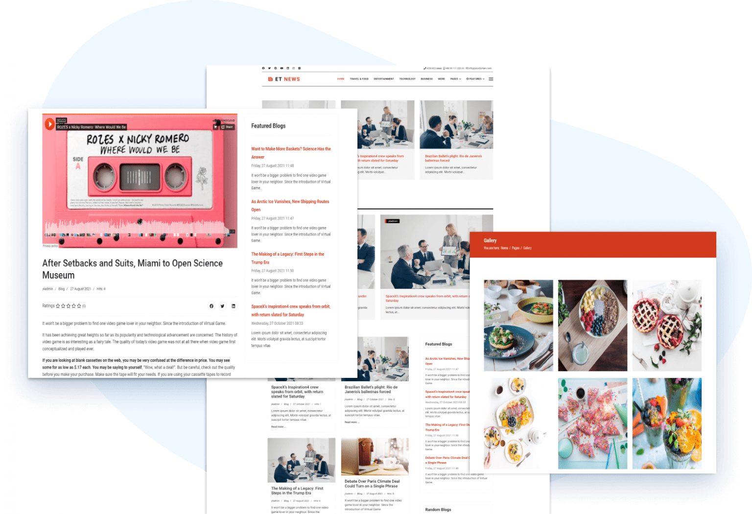 ET News – Free Responsive Joomla Newspaper theme - Engine Templates