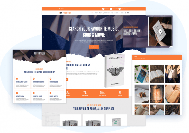 ET Probook - User-friendly Book Shop Joomla Template - Engine Templates