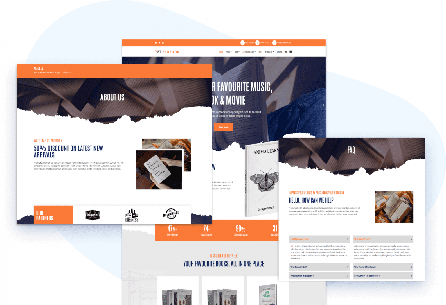 ET Probook - User-friendly Book Shop Joomla Template - Engine Templates